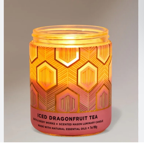 Bath & Body Works | Accents | Bbw Iced Dragonfruit Tea Mason Single ...
